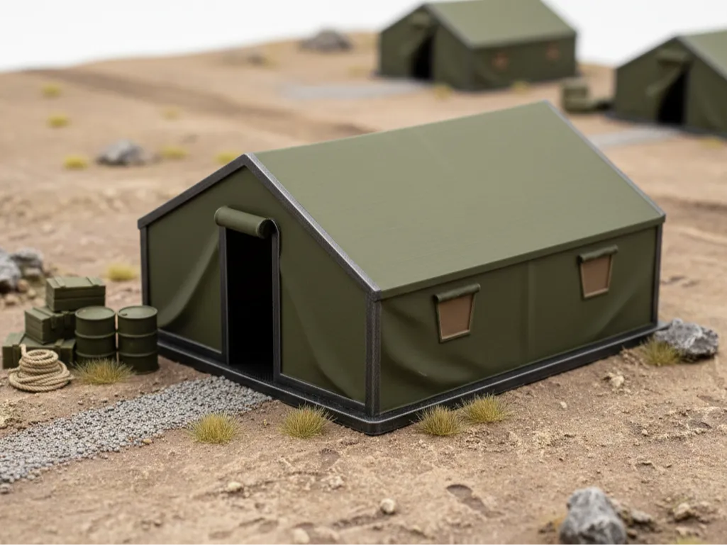 WW2 US Army Tent - Free 3D Print Model - MakerWorld
