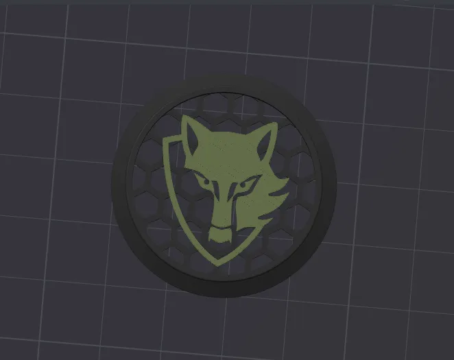 p1s fan cover wolf edition by wolfman1012 - MakerWorld