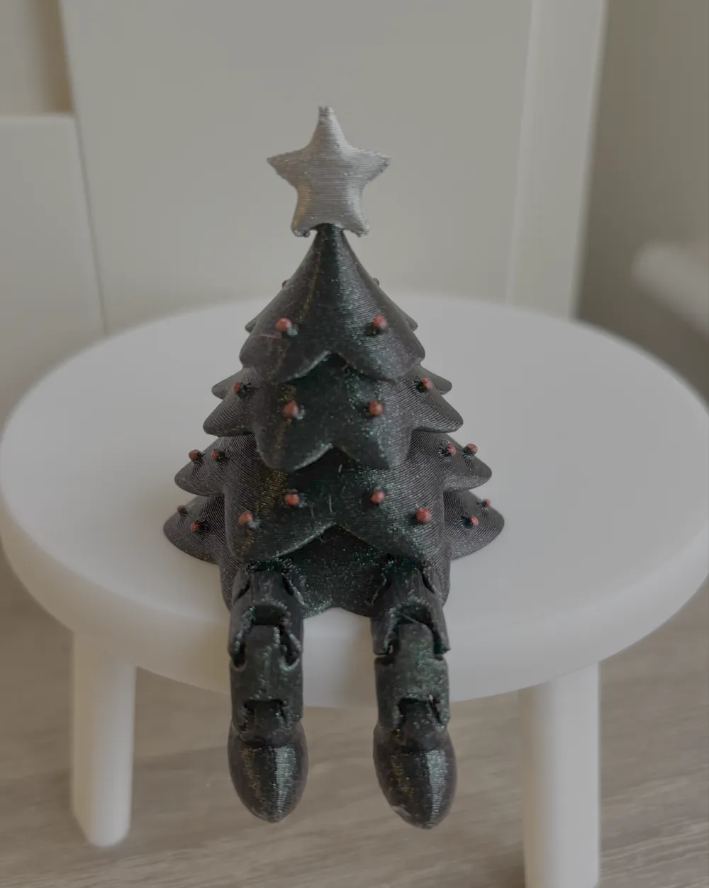 Cute Christmas Tree Articulated Legs Fidget - Free 3D Print Model ...