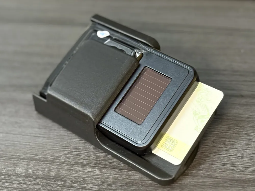 Card-insert ETC Center Console Tilted Base: Press-fit Anti-tamper ...