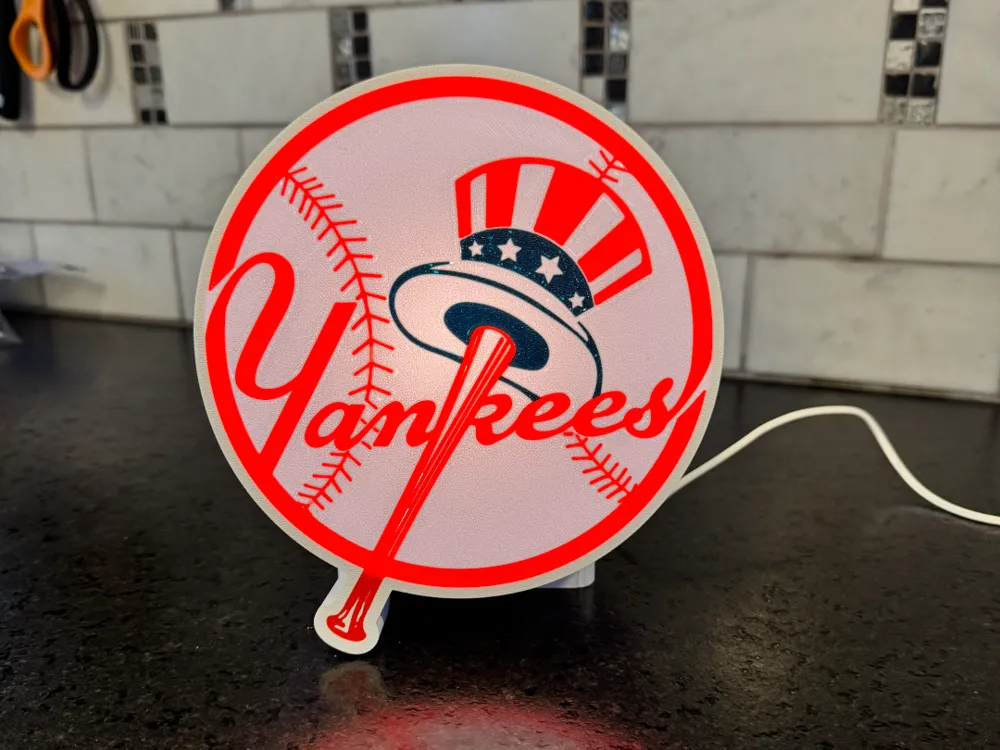 New York Yankees Light by Geoff - MakerWorld