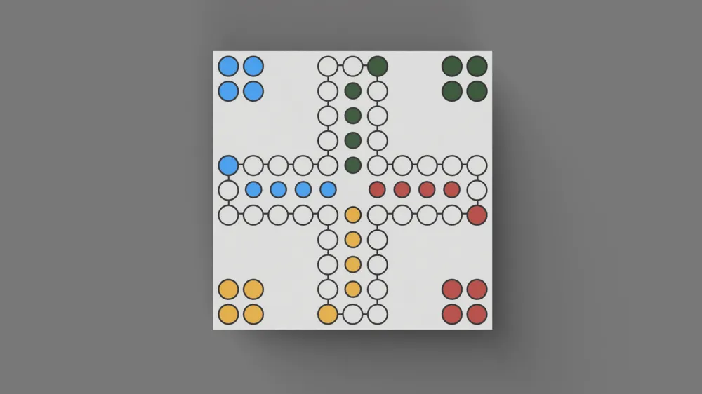 German Board Game (Mensch ärgere Dich nicht) by Nico91 - MakerWorld