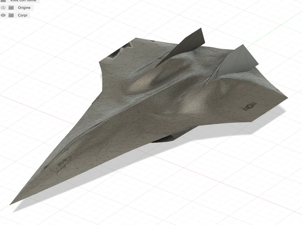 Lockheed Martin Darkstar (Top Gun Maverick) Remixed by platini76 - MakerWorld