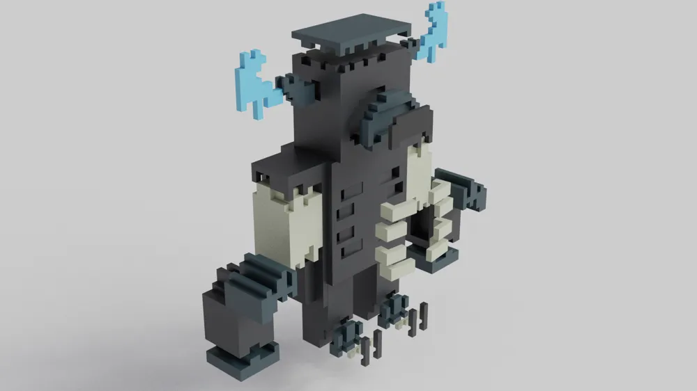 Minecraft Warden (AMS Optional) by Z3D MakerWorld: Download Free 3D Models