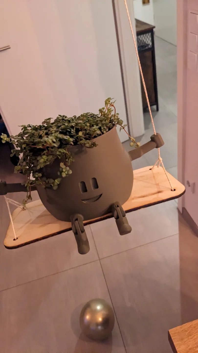 Happy Plant Swing - Fröhlicher Pflanzenschaukler - Free 3D Print Model ...