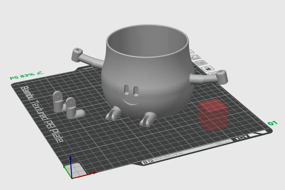Happy Plant Swing - Fröhlicher Pflanzenschaukler - Free 3D Print Model ...
