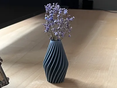 Spiral Plant Pot Vase. Two Part With Drainage. by Abstractia Design ...