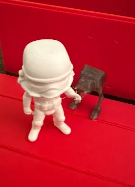 Storm Trooper walking a baby AT-ST by theGlitch - MakerWorld