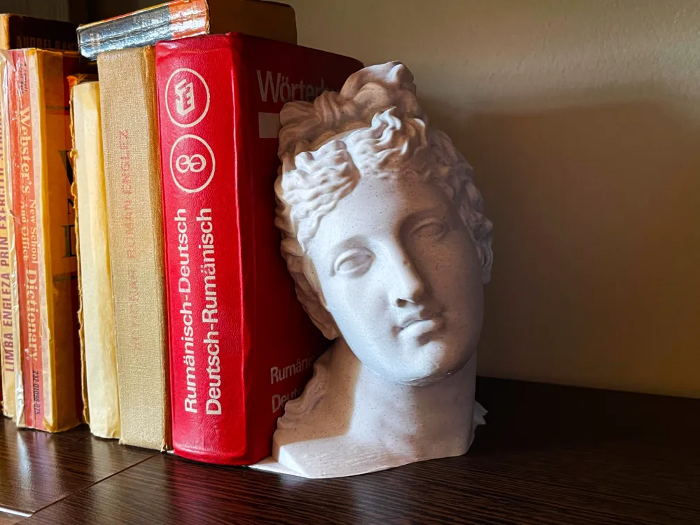 Apollo Greek Statue Bookend by mateibocancios - MakerWorld