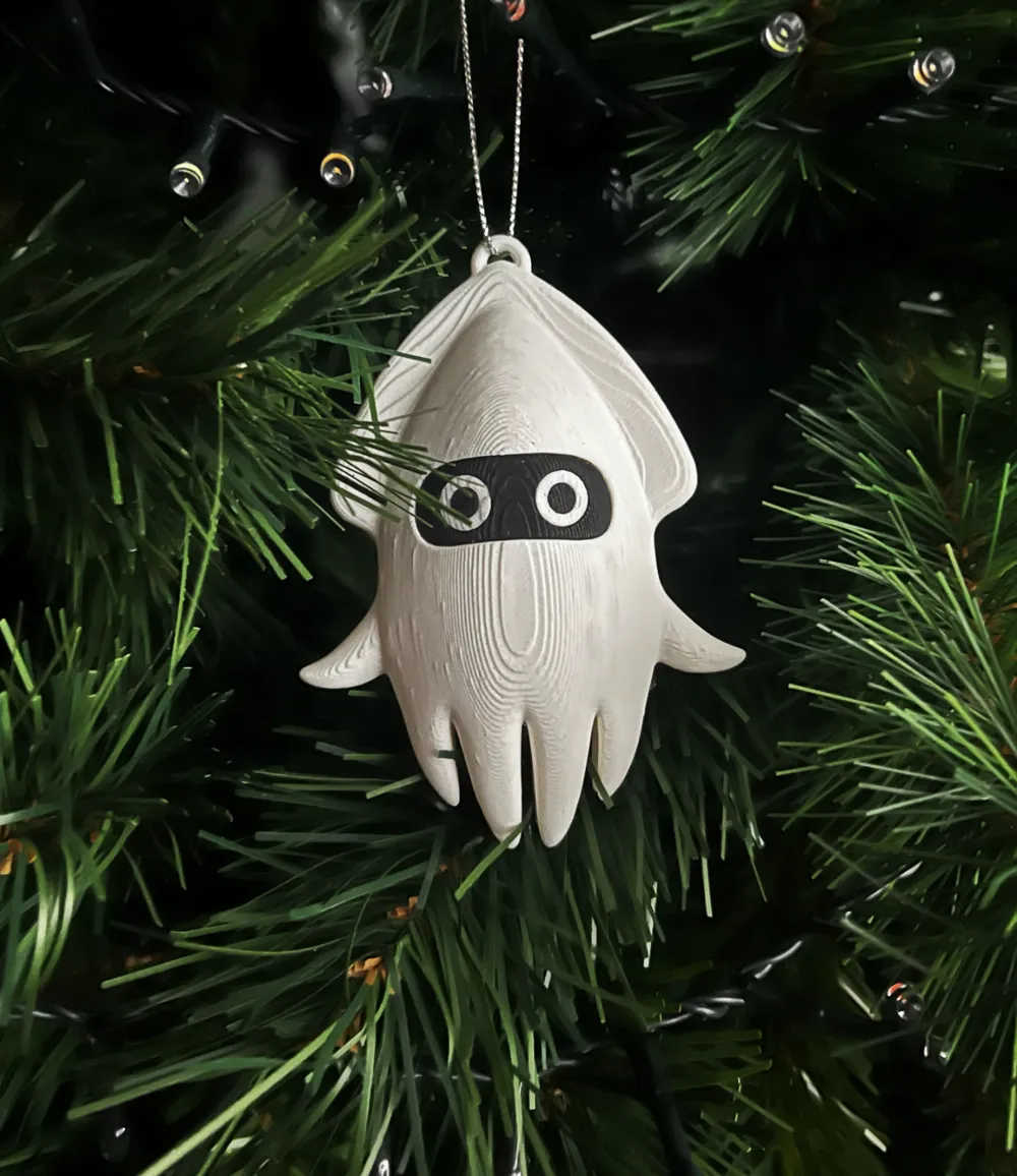 Super Mario squid Christmas tree decoration Remixed by mercuri ...
