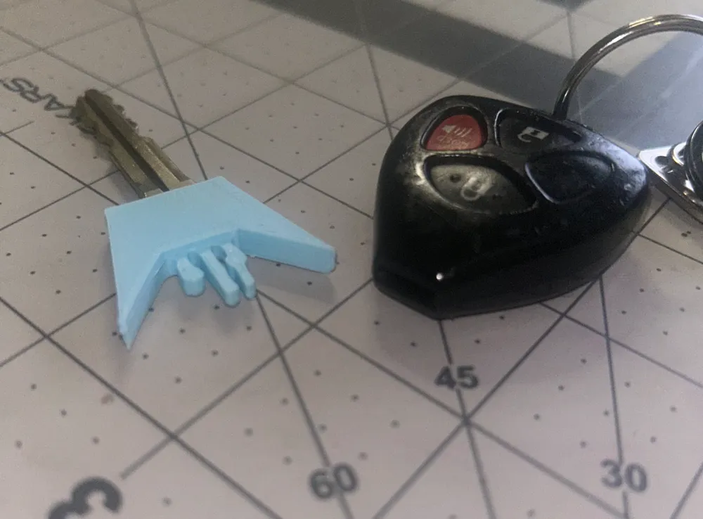 Key Fob Insert (Quick Temporary Fix) - Free 3D Print Model - MakerWorld