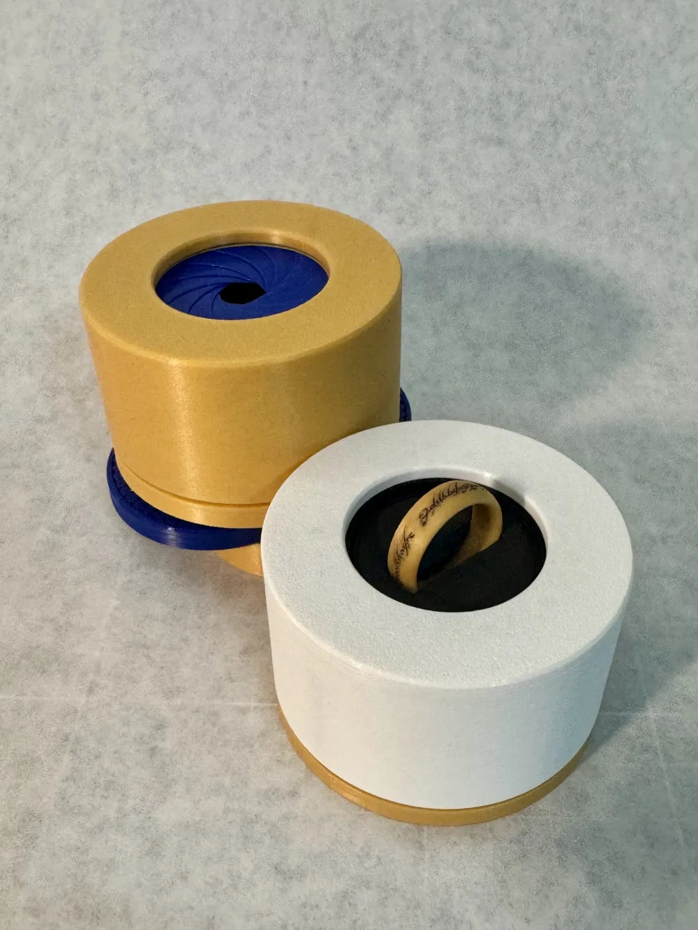 Mechanical Iris Ring Box V2 - Free 3D Print Model - MakerWorld