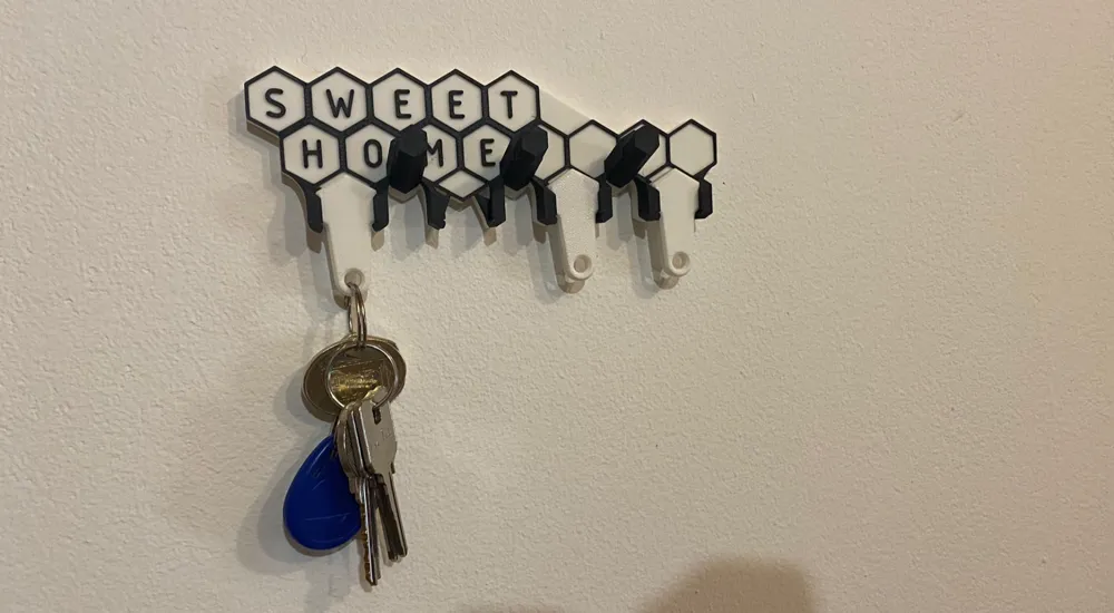Wall key hanger by Printcells - MakerWorld