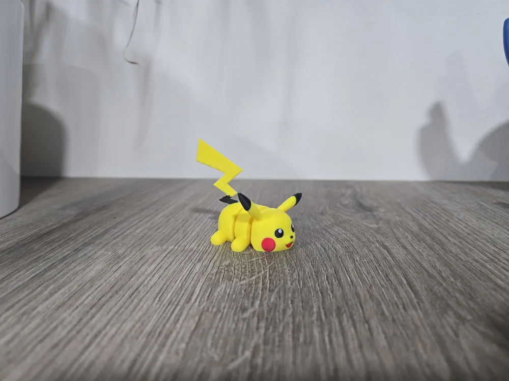 Flexi Pikachu & Keychain by 3D Girl MakerWorld: Download Free 3D Models