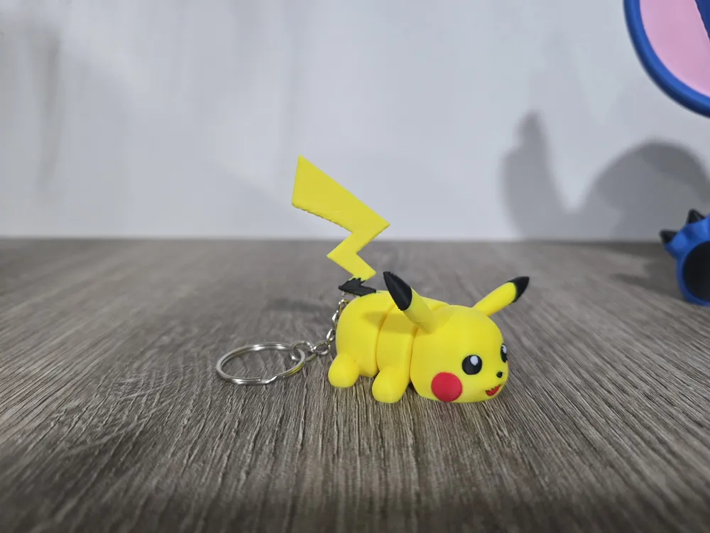 Flexi Pikachu & Keychain by 3D Girl MakerWorld: Download Free 3D Models