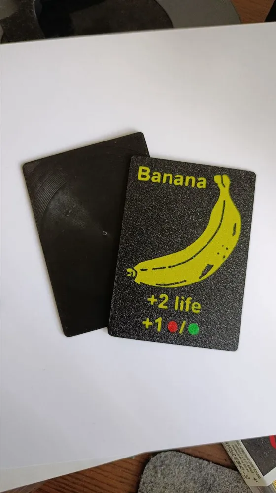 MTG Banana Token by KaitechMakerWorld: Download Free 3D Models