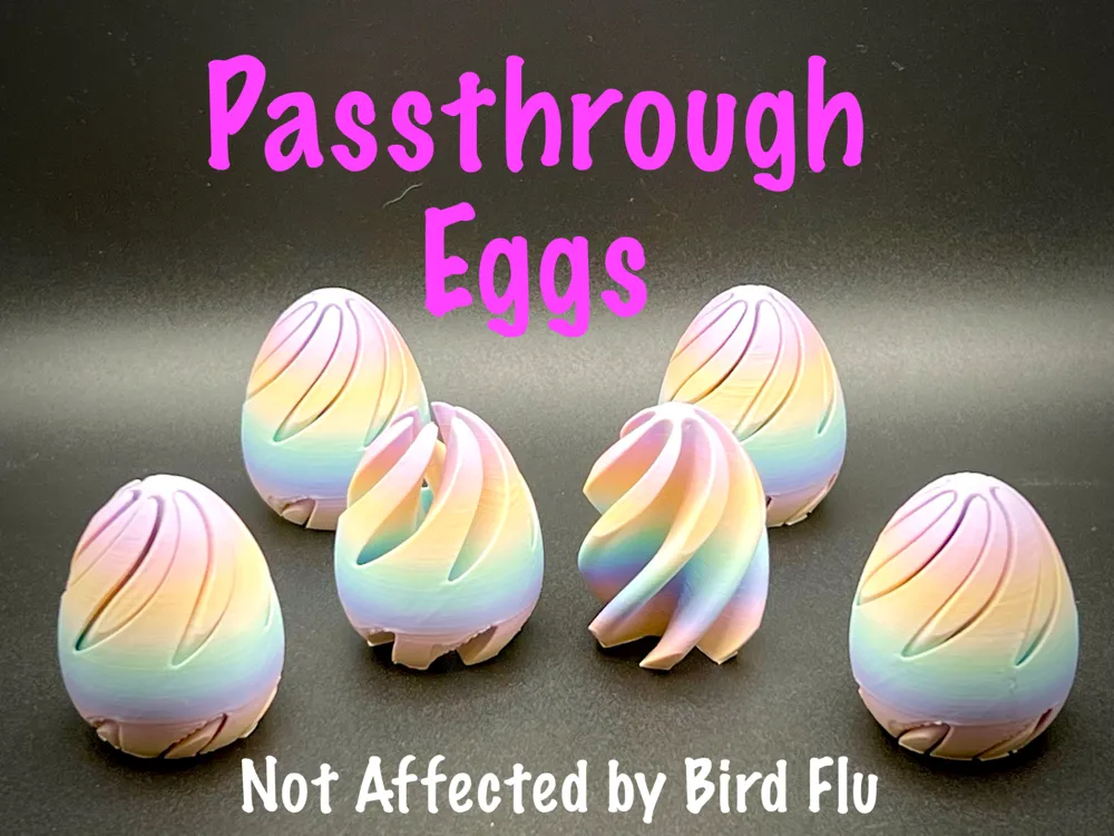 Impossible Passthrough Egg by PrintingPopPop - MakerWorld