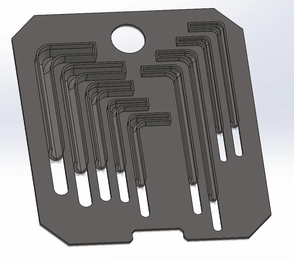 Allen Wrench Holder by MCiuzelis - MakerWorld