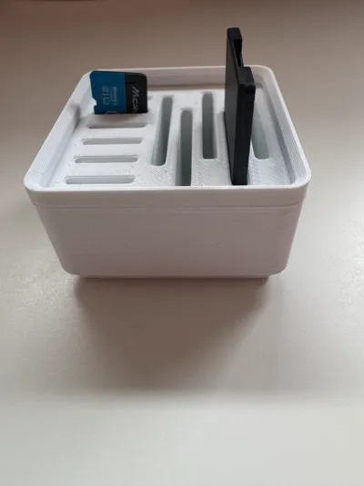 Gridfinity SD and MicroSD cards bin by morellid97 MakerWorld: Download ...