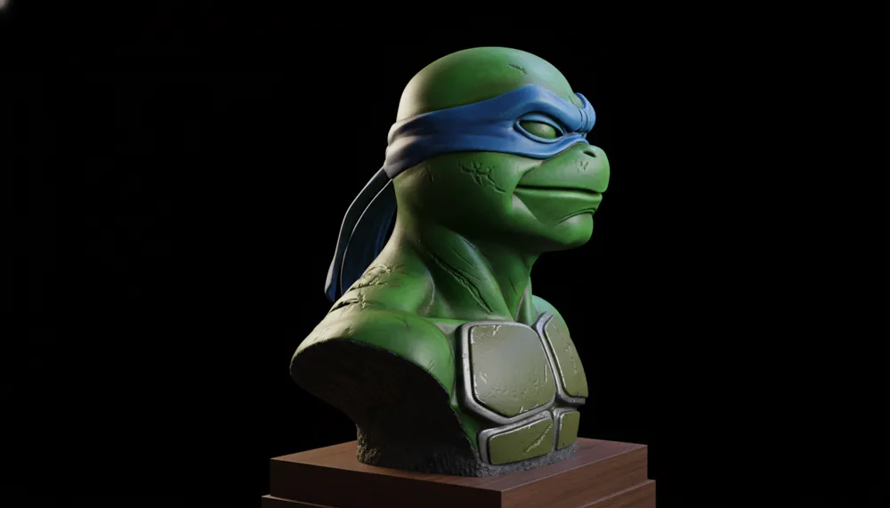 TMNT Bust 4 in 1 - Free 3D Print Model - MakerWorld