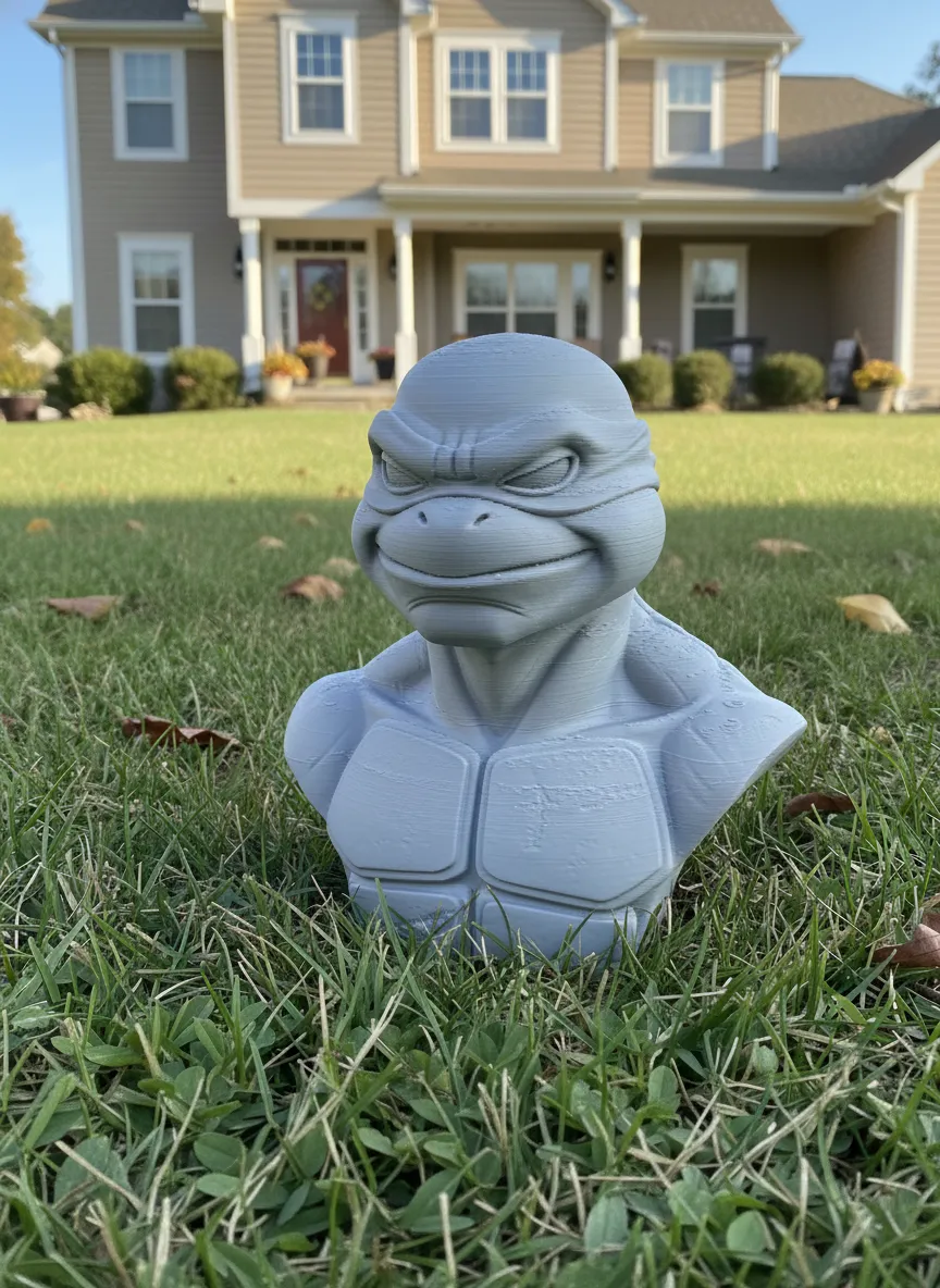 TMNT Bust 4 in 1 - Free 3D Print Model - MakerWorld