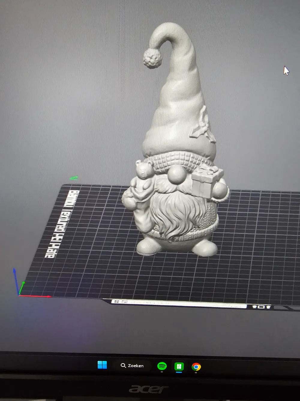 GNOME Man 1 chrismas by Twentse 3D Experience - MakerWorld