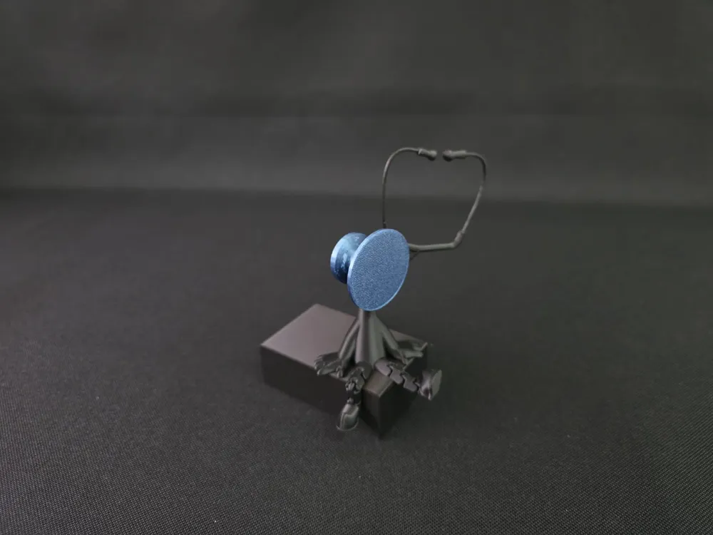 Articulated Flexi Stethoscope Doctor Gift Buddy - Free 3D Print Model ...