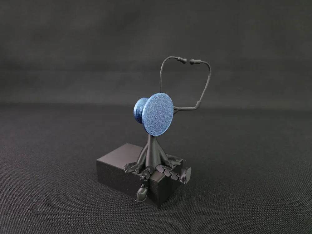 Articulated Flexi Stethoscope Doctor Gift Buddy - Free 3D Print Model ...