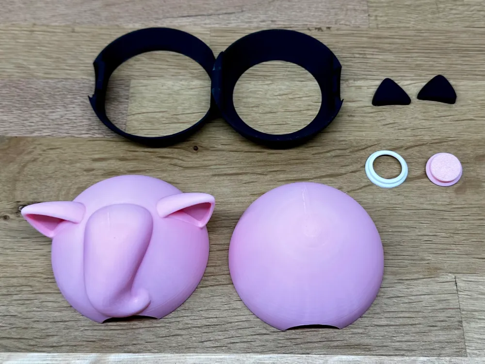 Jigglypuff Ball - Pokemon - Pokeball Functional - Free 3D Print Model ...