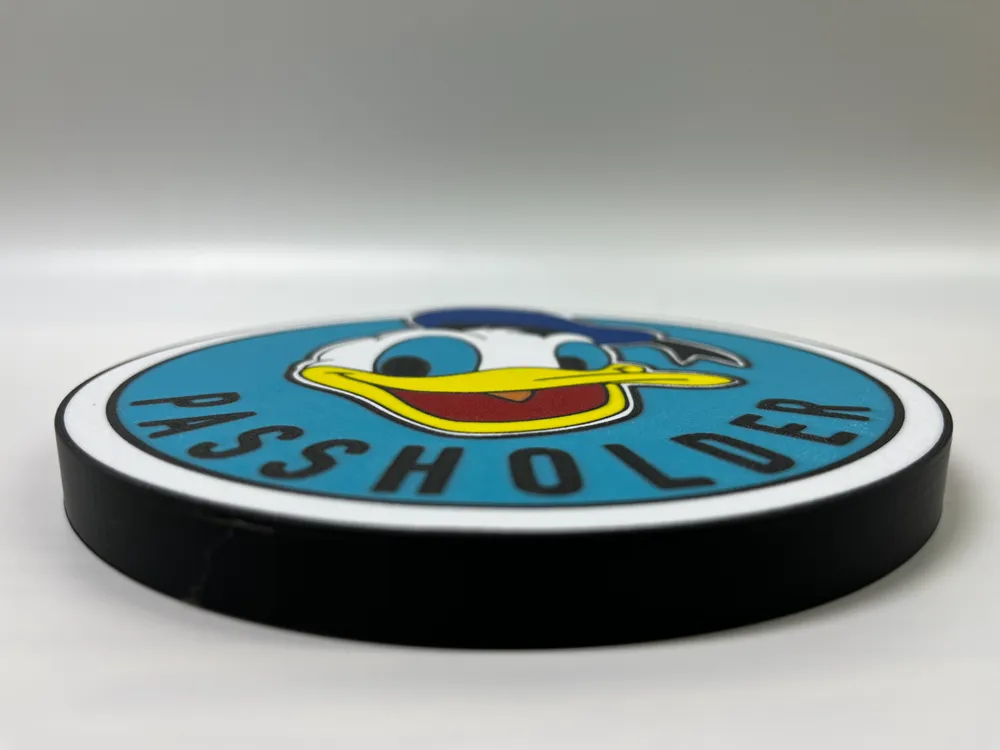 Donald Duck Annual Passholder Sign! 7 colors! by mike.pasquariello ...