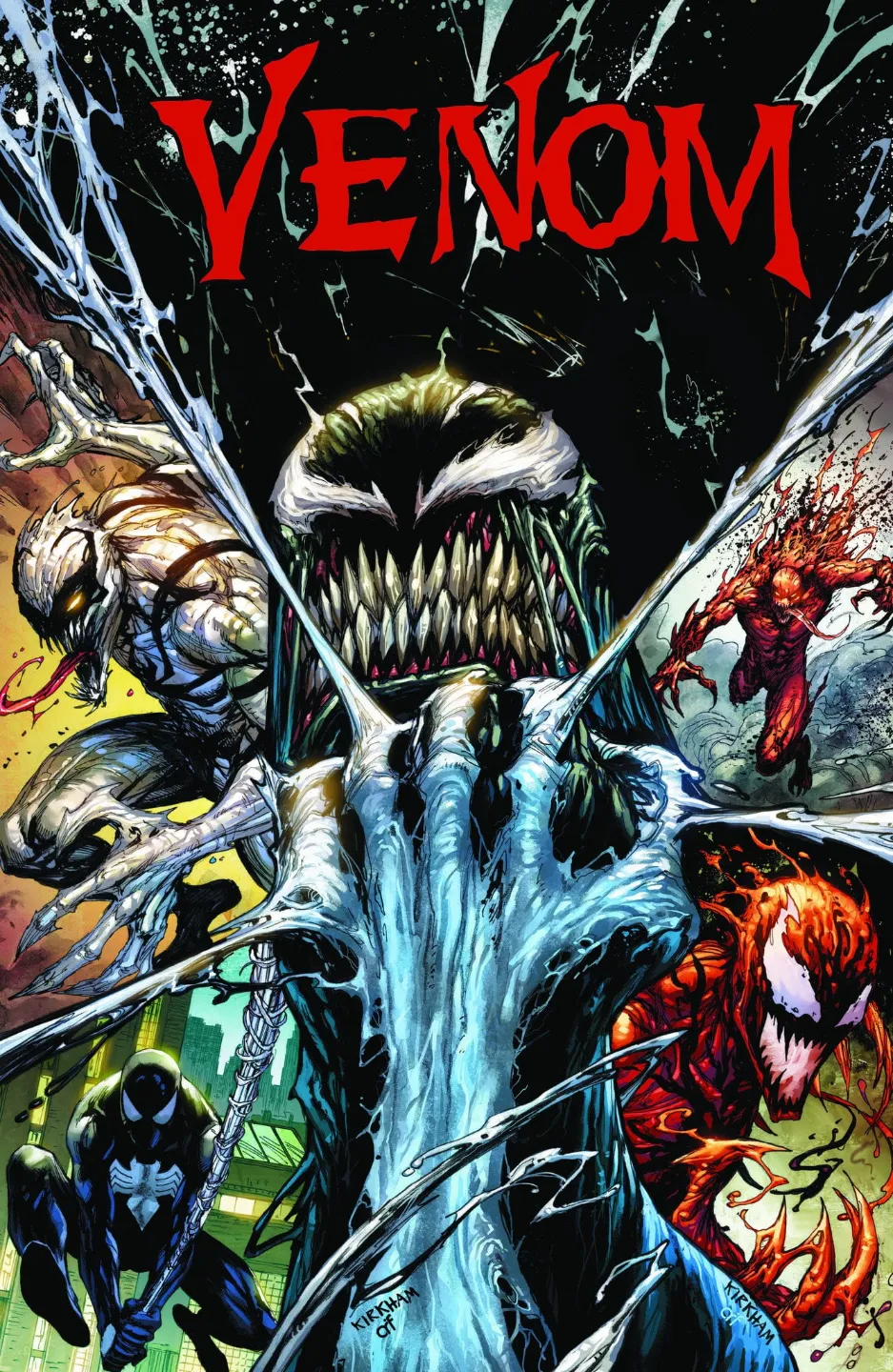 Venom COmic cover by Yulian_Nikolov - MakerWorld