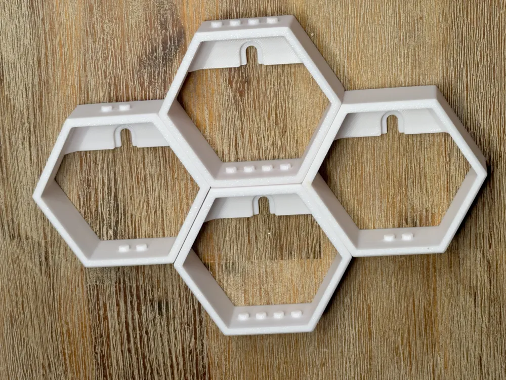 Lego Figure Hexagon Shelf - Free 3D Print Model - MakerWorld