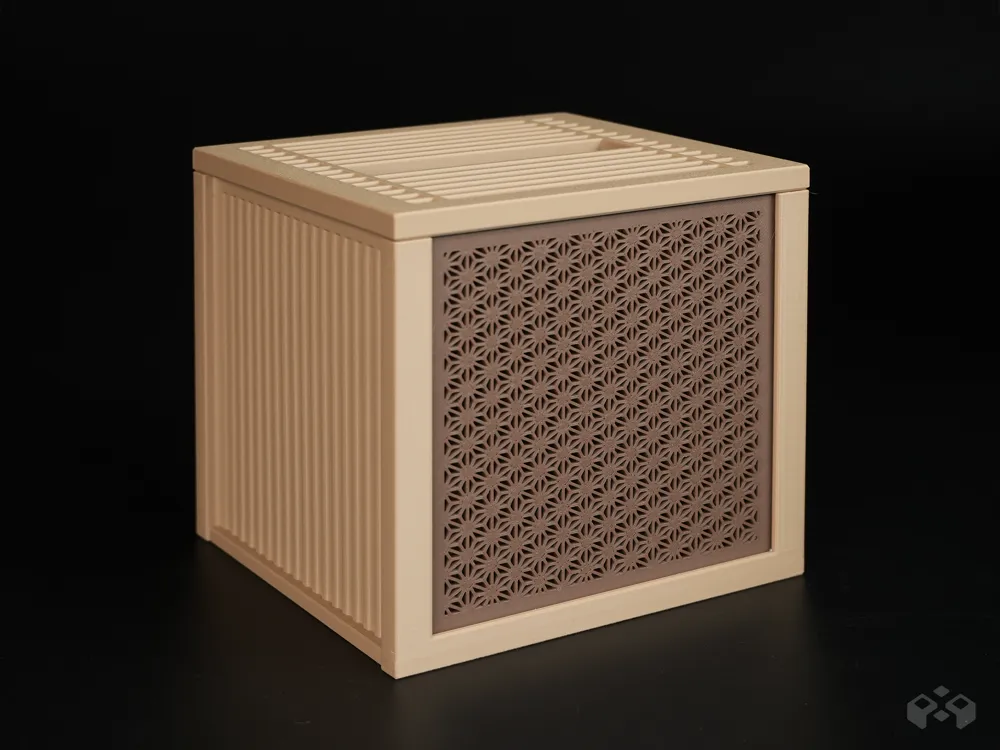 Tissue Dispenser Cube Asanoha Style by Meyui MakerWorld: Download Free ...