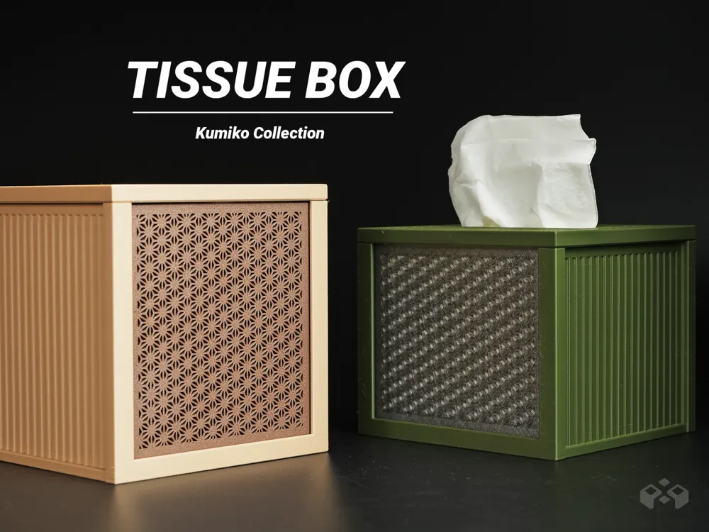 Tissue Dispenser Cube Asanoha Style by Meyui MakerWorld: Download Free ...