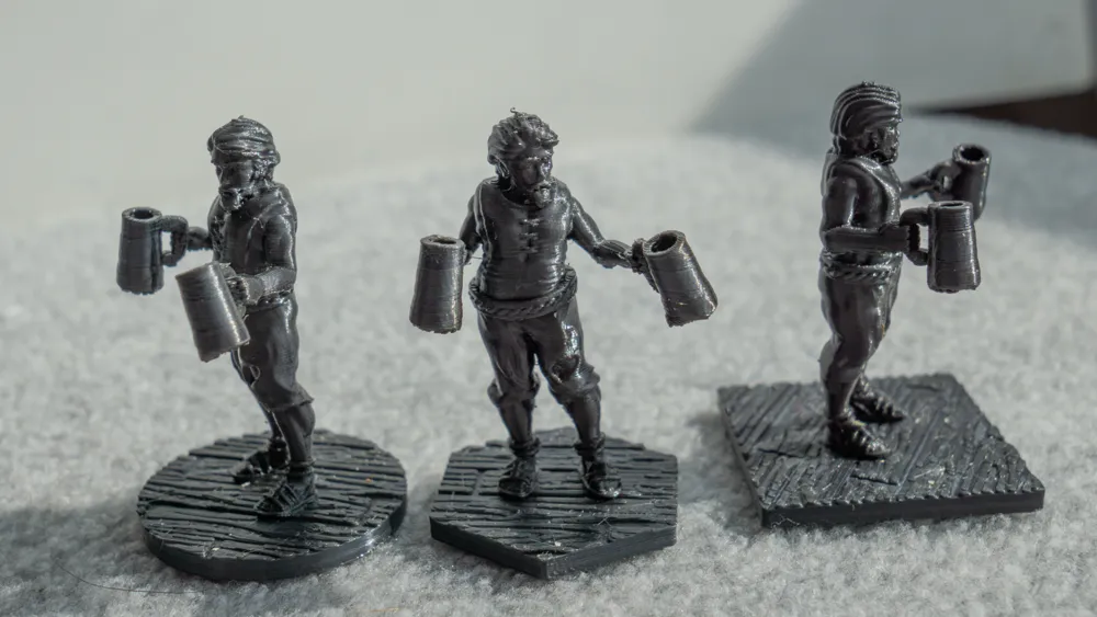 DND miniature Human Bartender 28mm scale by fb-artwork - MakerWorld