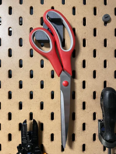 Scissors holder for IKEA Skadis Shared by hubler.js - MakerWorld