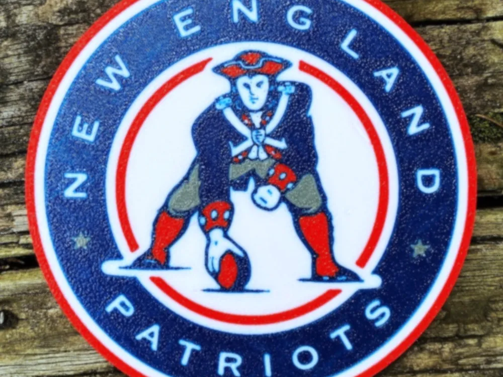 New England Patriots - Pat Patriot - Retro coaster by CYBR3D - MakerWorld