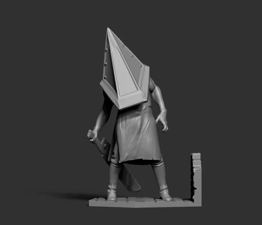 Pyramid Head - Silent Hill Iconic Figure - Free 3D Print Model - MakerWorld