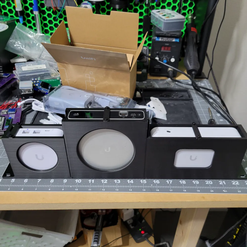 Ultimate Ubiquity 19" rack mount by 463n7 MakerWorld: Download Free 3D ...