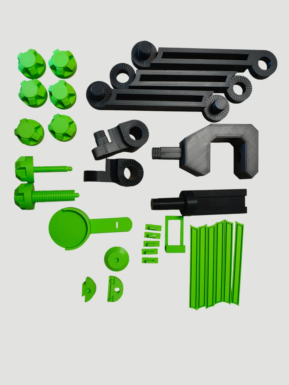 Modular arm phone holder + LED lamp kit holder - Free 3D Print Model ...