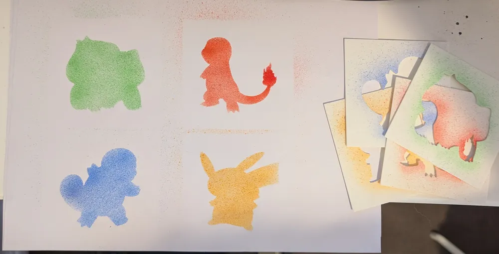 Gotta Trace 'Em All! - Gen 1 Pokémon Stencils - Free 3D Print Model ...