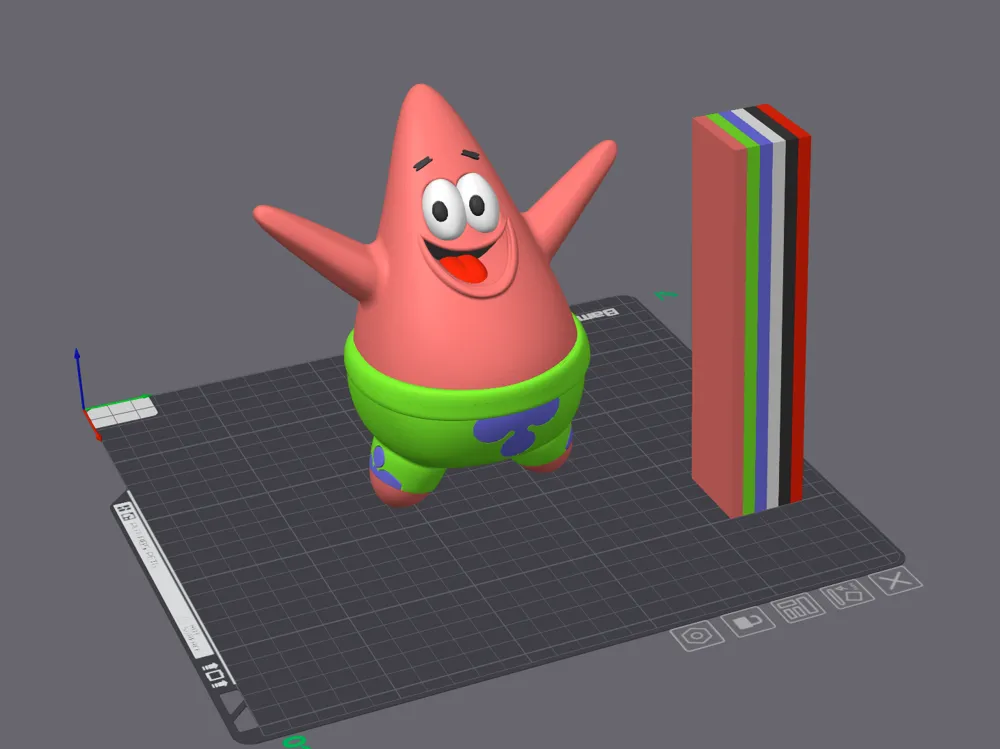 Patrick star puzzle toy by Printainius MakerWorld: Download Free 3D Models