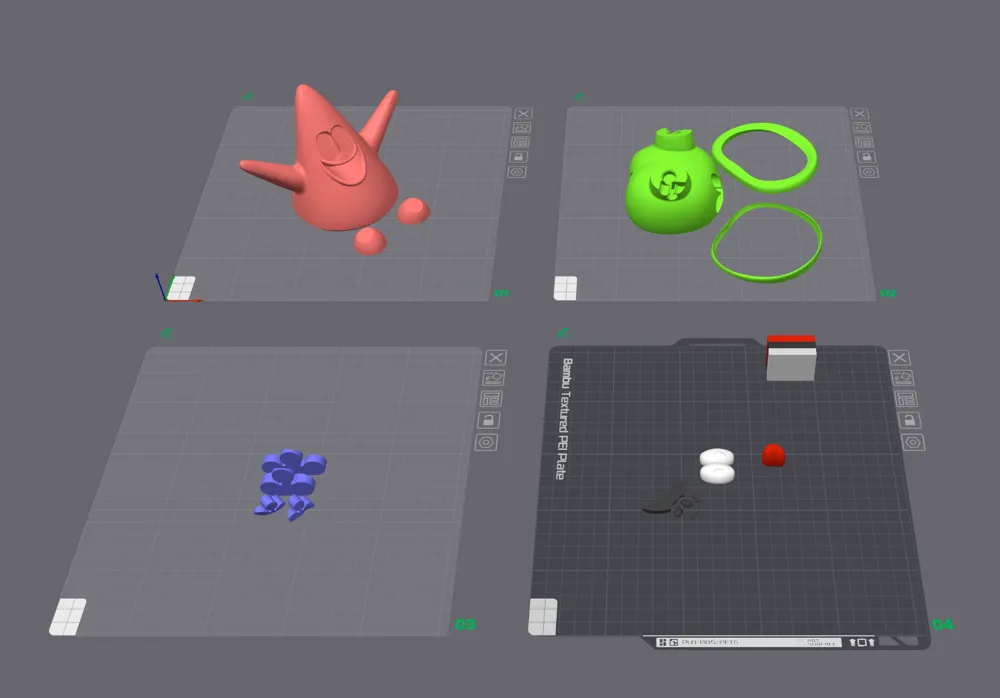 Patrick star puzzle toy by Printainius MakerWorld: Download Free 3D Models