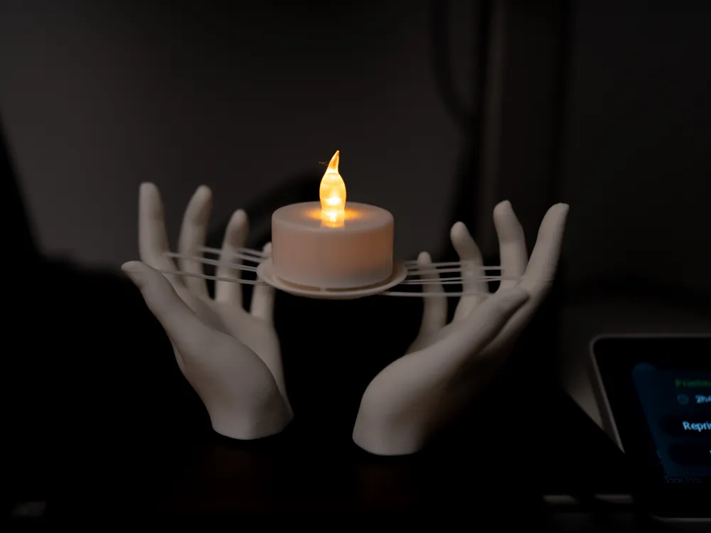 Suspended tealight - Free 3D Print Model - MakerWorld
