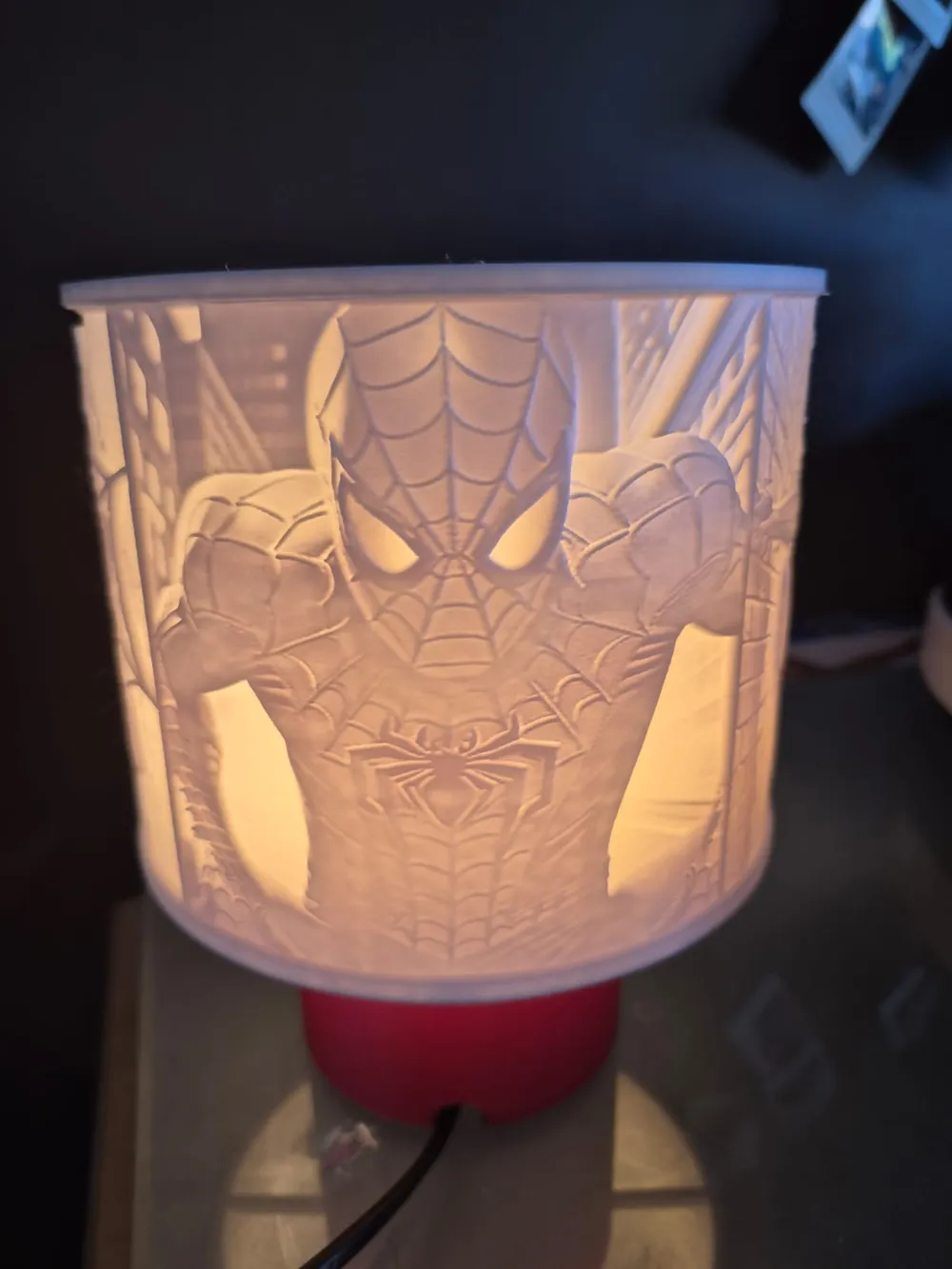 Spiderman lamp small - Free 3D Print Model - MakerWorld