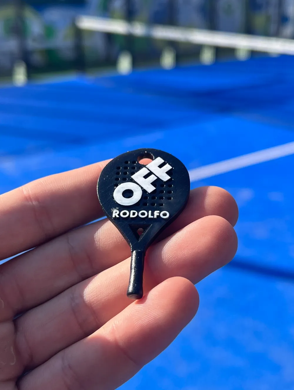 padel tennis keychain (no name) by lumaqu96 - MakerWorld