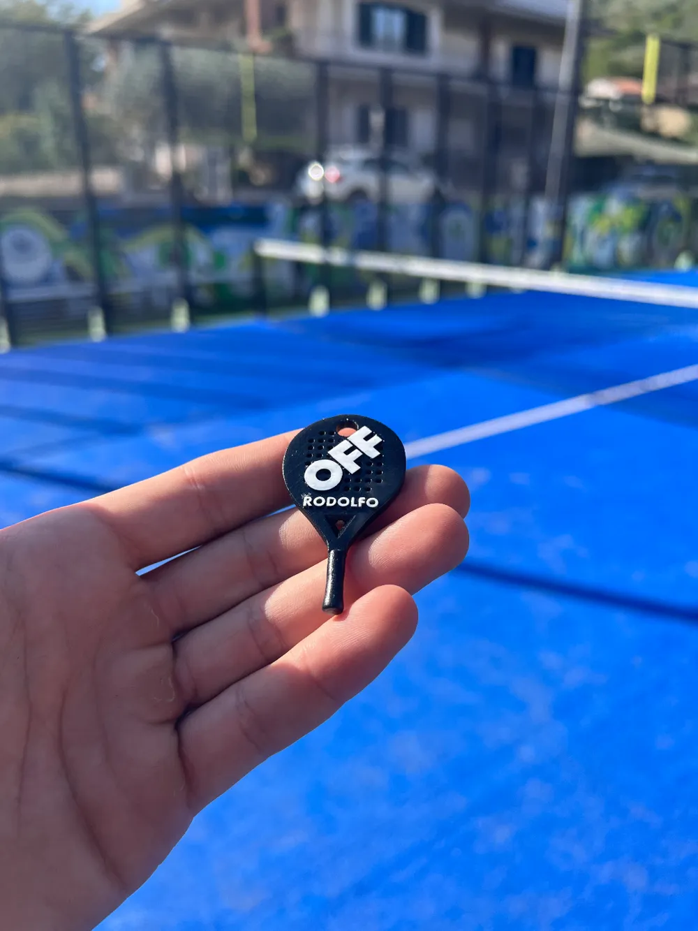 padel tennis keychain (no name) by lumaqu96 - MakerWorld