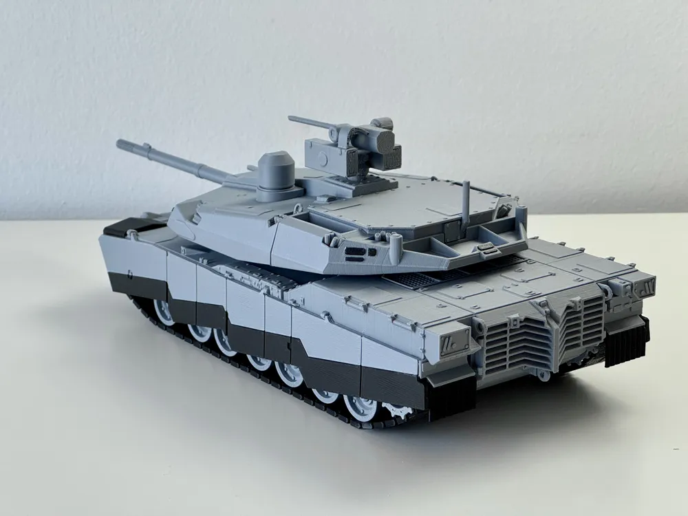 Abrams X US 4th-Gen Main Battle Tank 1/35 Scale - Free 3D Print Model ...