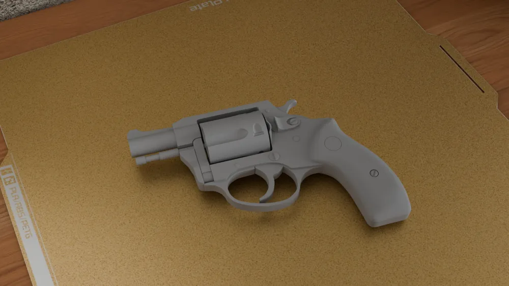 38 Special Revolver Keychain - Free 3D Print Model - MakerWorld