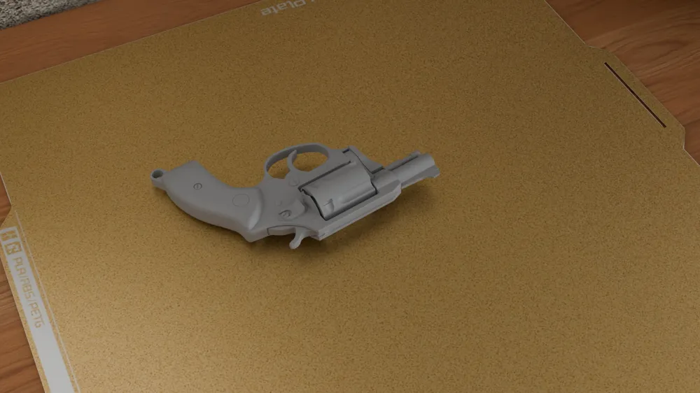 38 Special Revolver Keychain - Free 3D Print Model - MakerWorld
